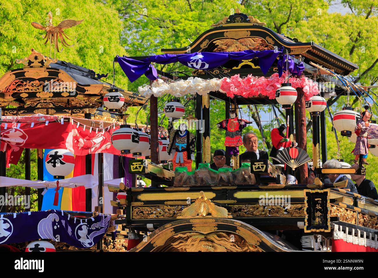 Chiryu Festival Float cart karakuri Chiryu-shi, Aichi Prefecture, Japan ...