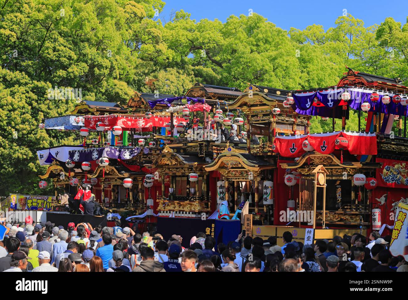 Chiryu Festival float bunraku Chiryu-shi, Aichi Prefecture Stock Photo ...