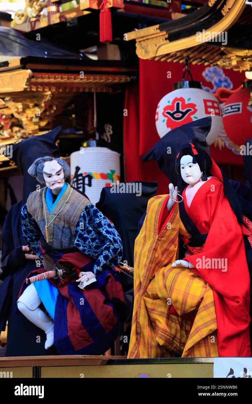 Chiryu Festival float bunraku Chiryu-shi, Aichi Prefecture Stock Photo ...