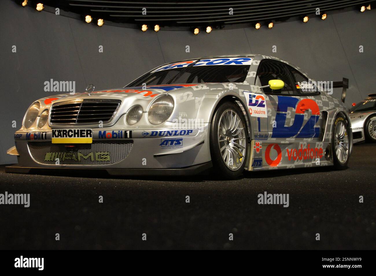 Germany, Munich. A sleek and powerful Mercedes-Benz CLK DTM AMG race ...