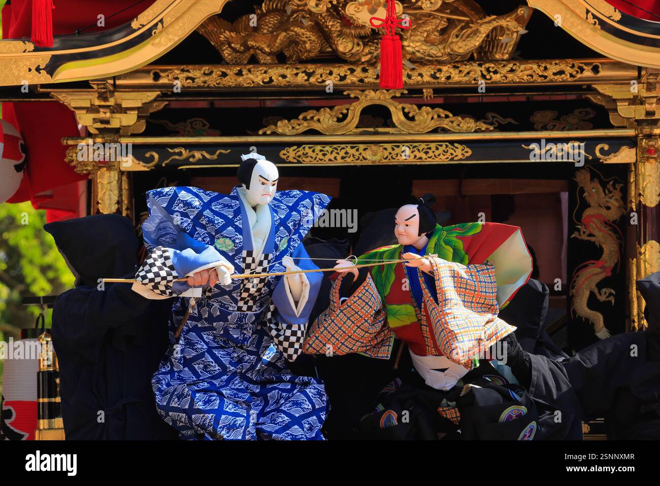 Chiryu Festival float bunraku Chiryu-shi, Aichi Prefecture Stock Photo ...