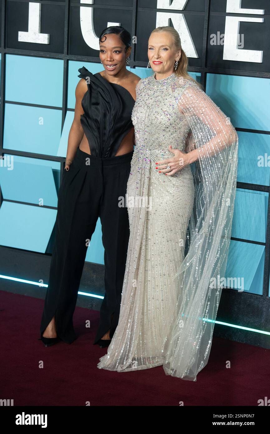 London, UK. 13 Feb, 2025. Pictured: (L-R) - Naomi Ackie and Toni ...