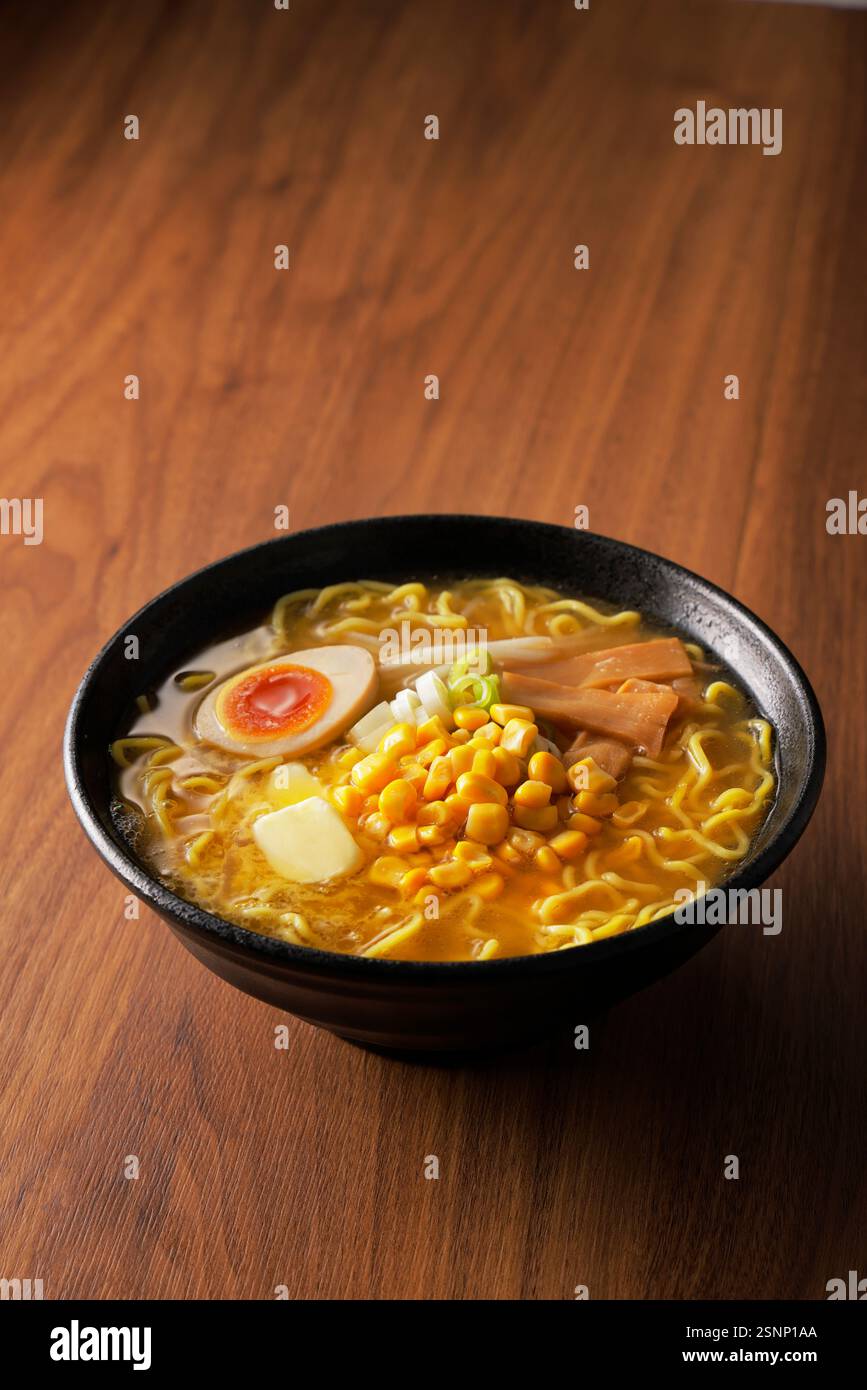 Miso butter corn ramen Stock Photo - Alamy