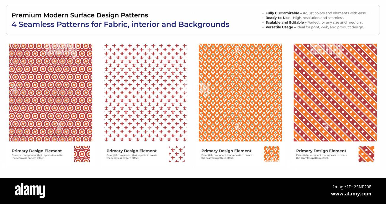 Luxury Minimalist Seamless Patterns for Elegant Designs Stock Vector Image & Art - Alamy