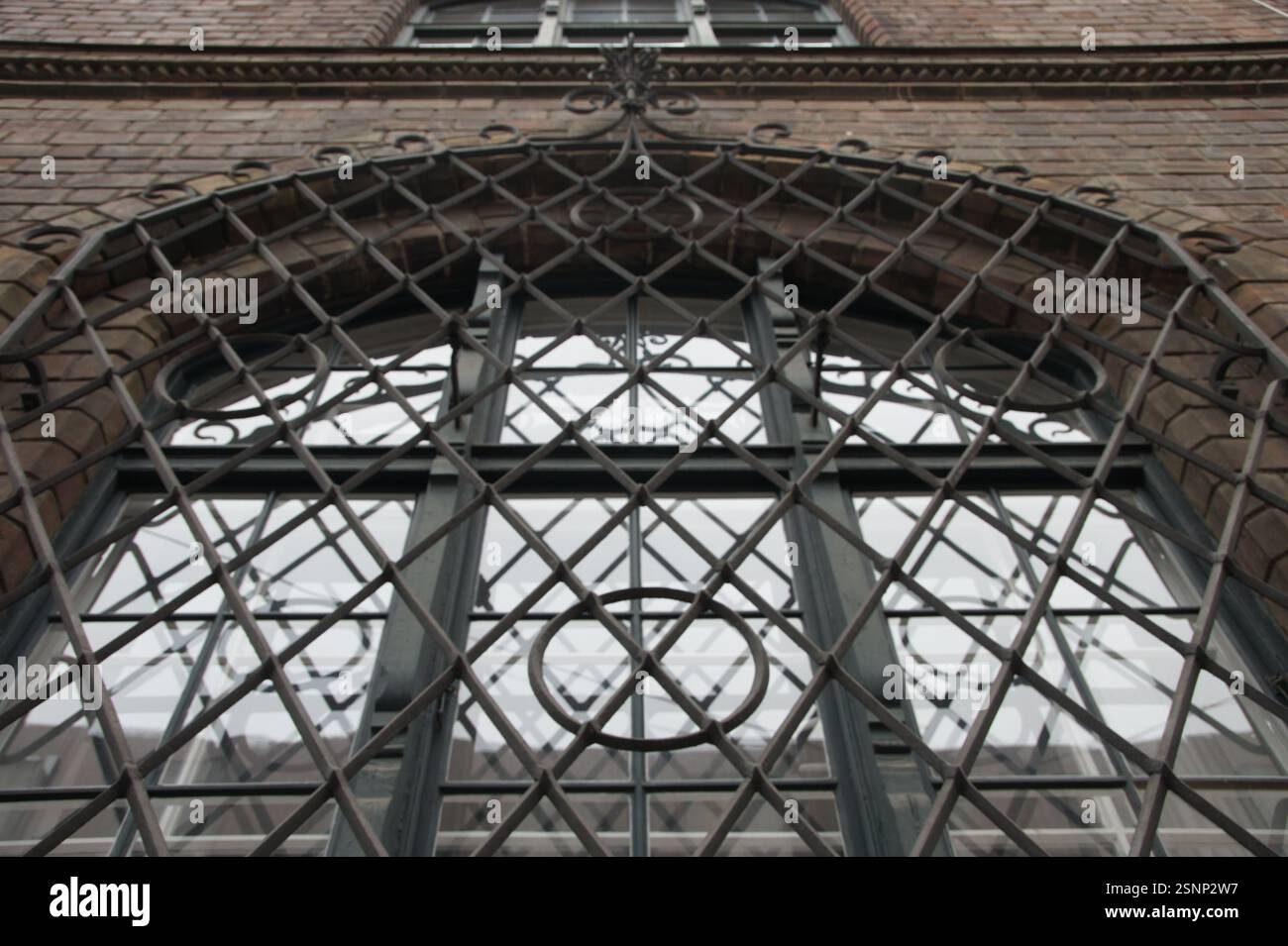 Germany, Munich. A large neo-Renaissance building with a central dome ...