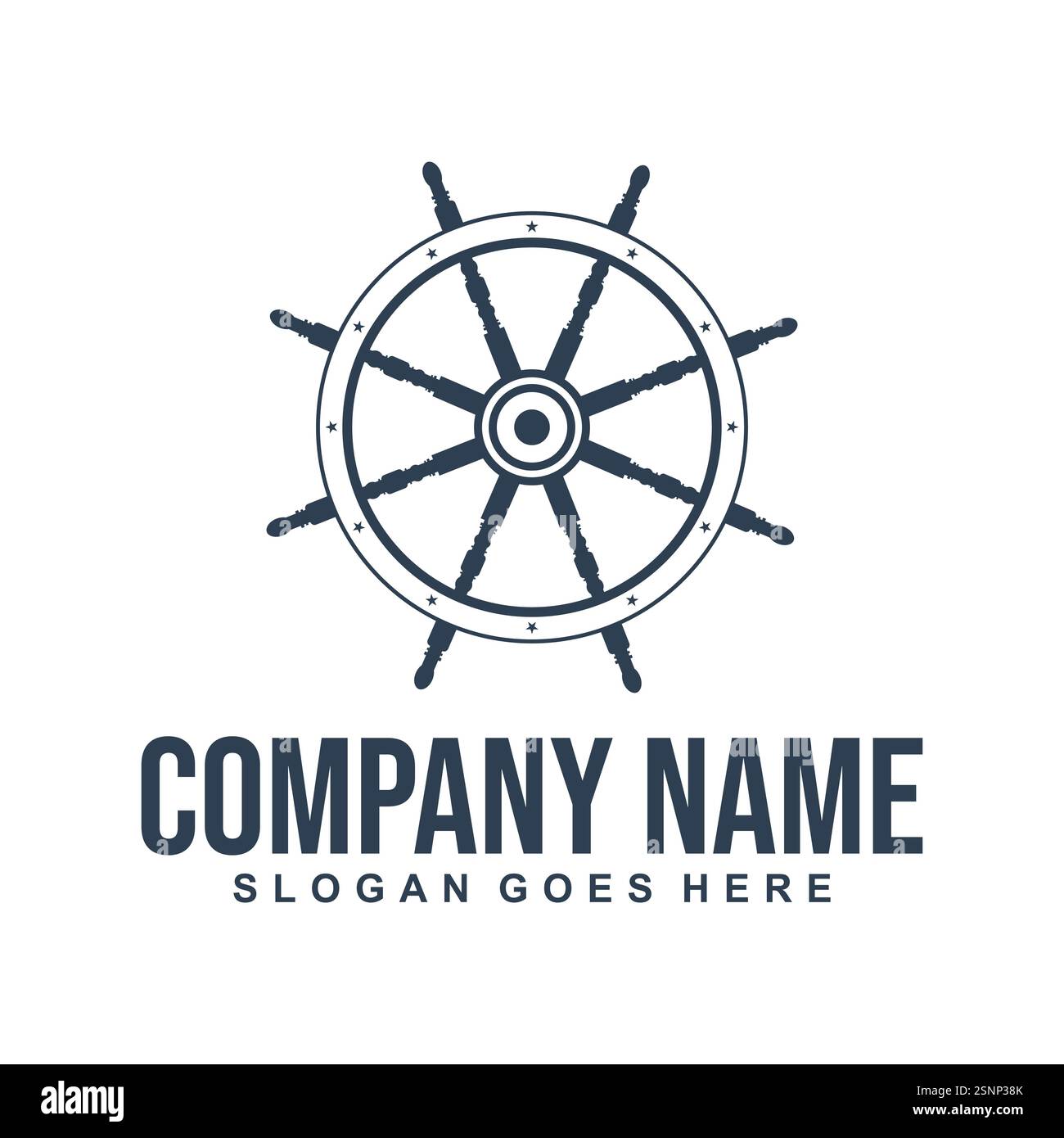 Yacht skipper steering Stock Vector Images - Alamy