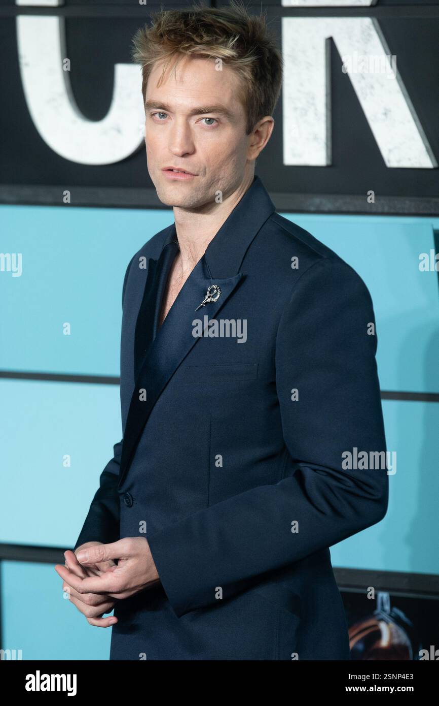 London, UK. 13 Feb, 2025. Pictured: Robert Pattinson attends The World ...
