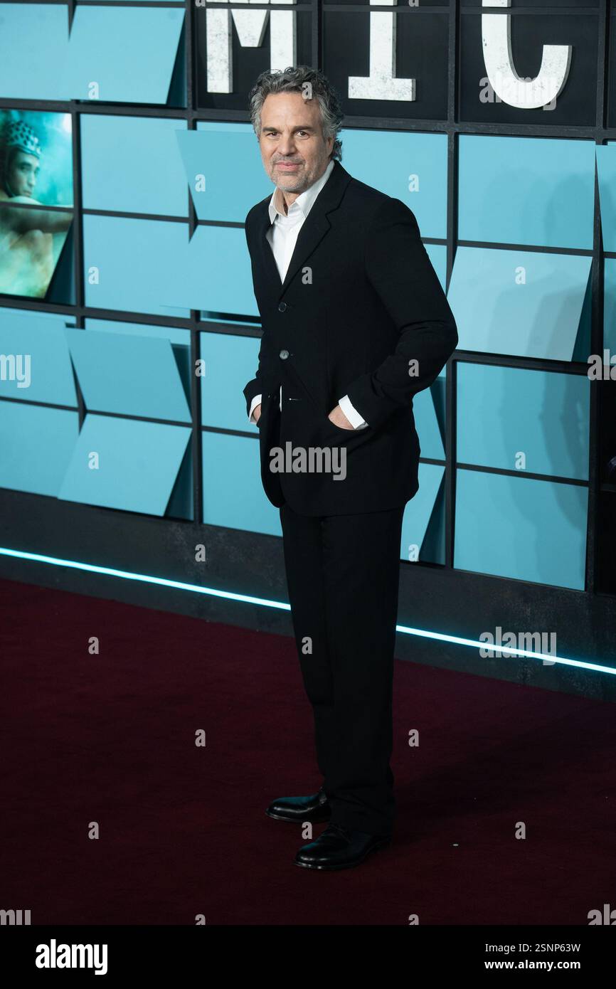 London, UK. 13 Feb, 2025. Pictured: Mark Ruffalo attends The World ...