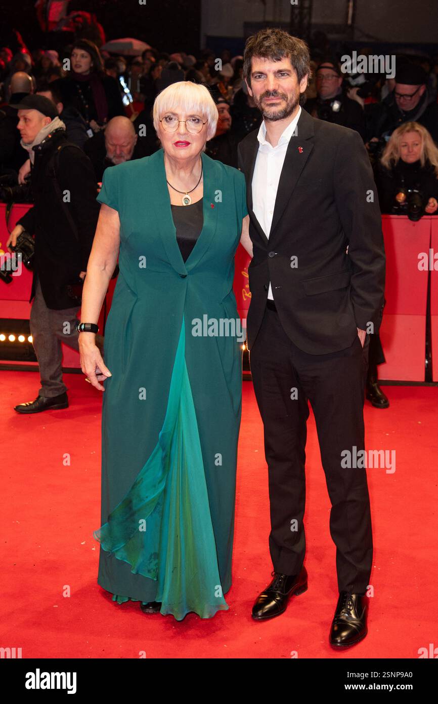 Berlin, Germany. 13th Feb, 2025. Ernest Urtasun and Claudia Roth ...