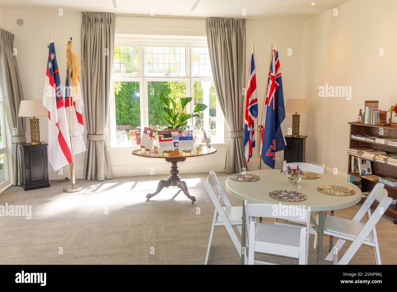 Living room at Kate Sheppard House (suffragist), Clyde Road, Ilam ...
