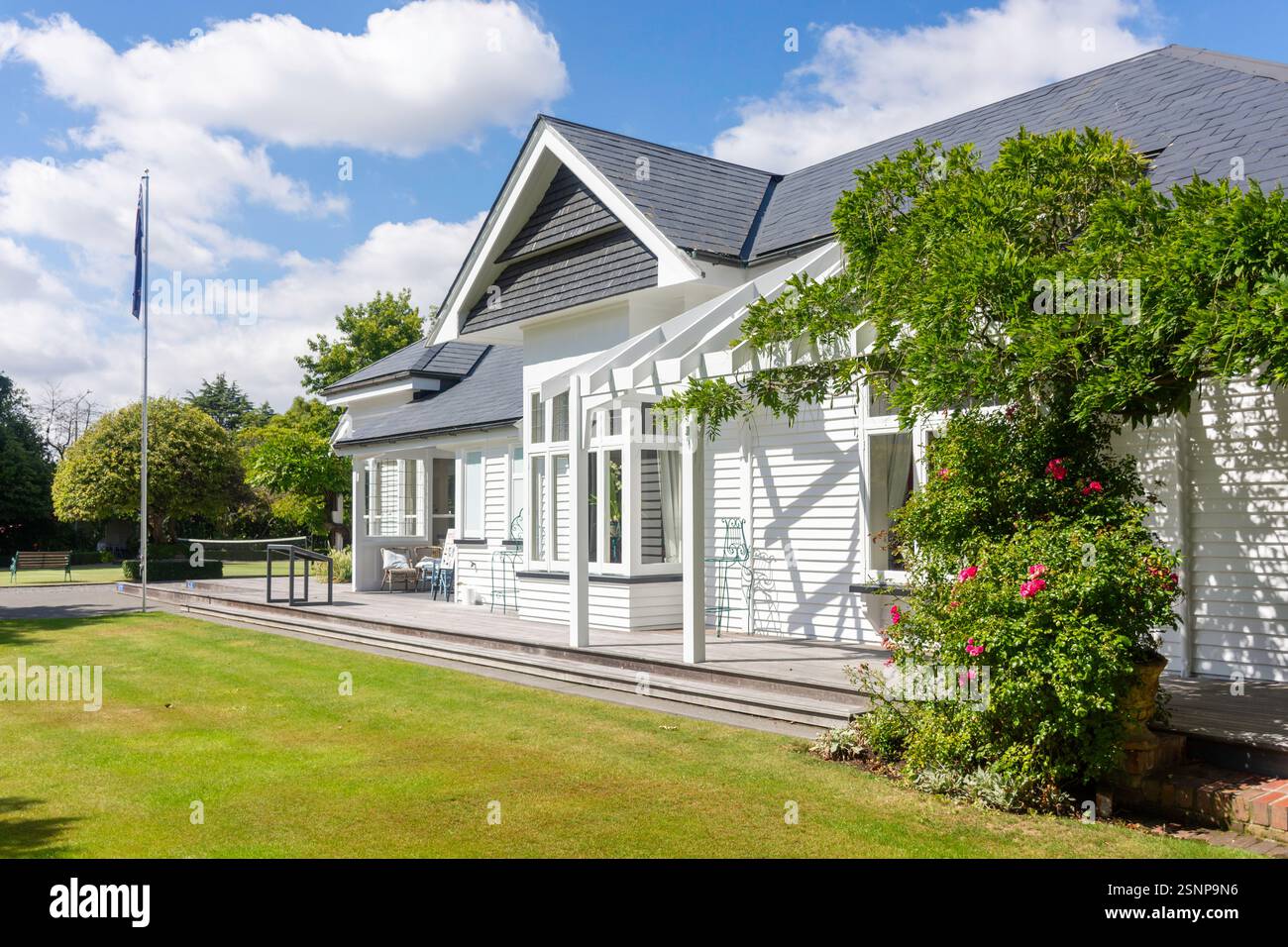 Womens suffrage vote votes first 1st residence garden exterior hi-res ...