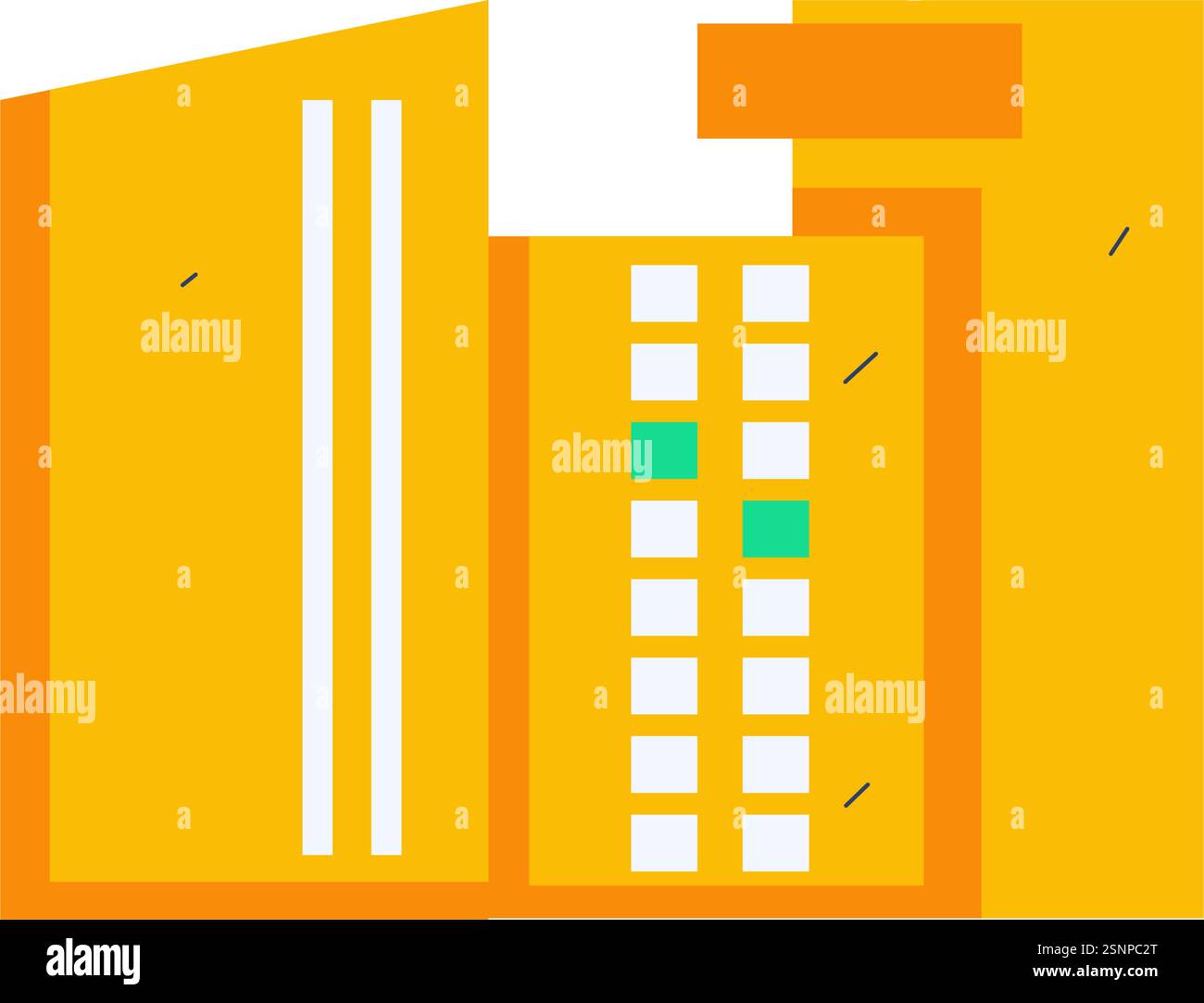 House building vector concept operation hand drawn illustration Stock ...