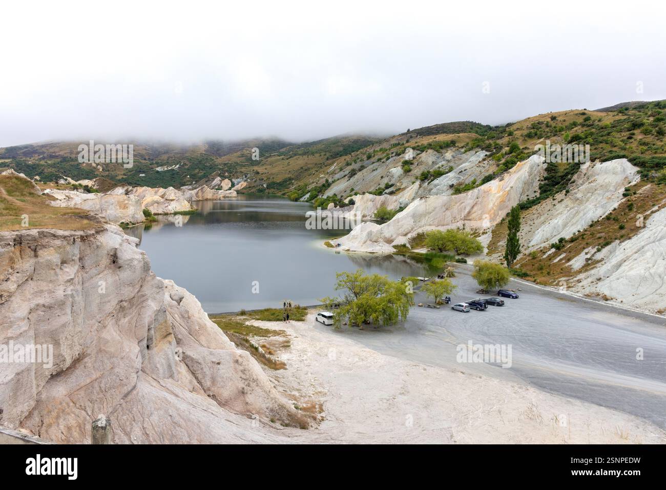 The Blue Lake, Loop Road, St Bathans, Otago Region, South Island, New ...