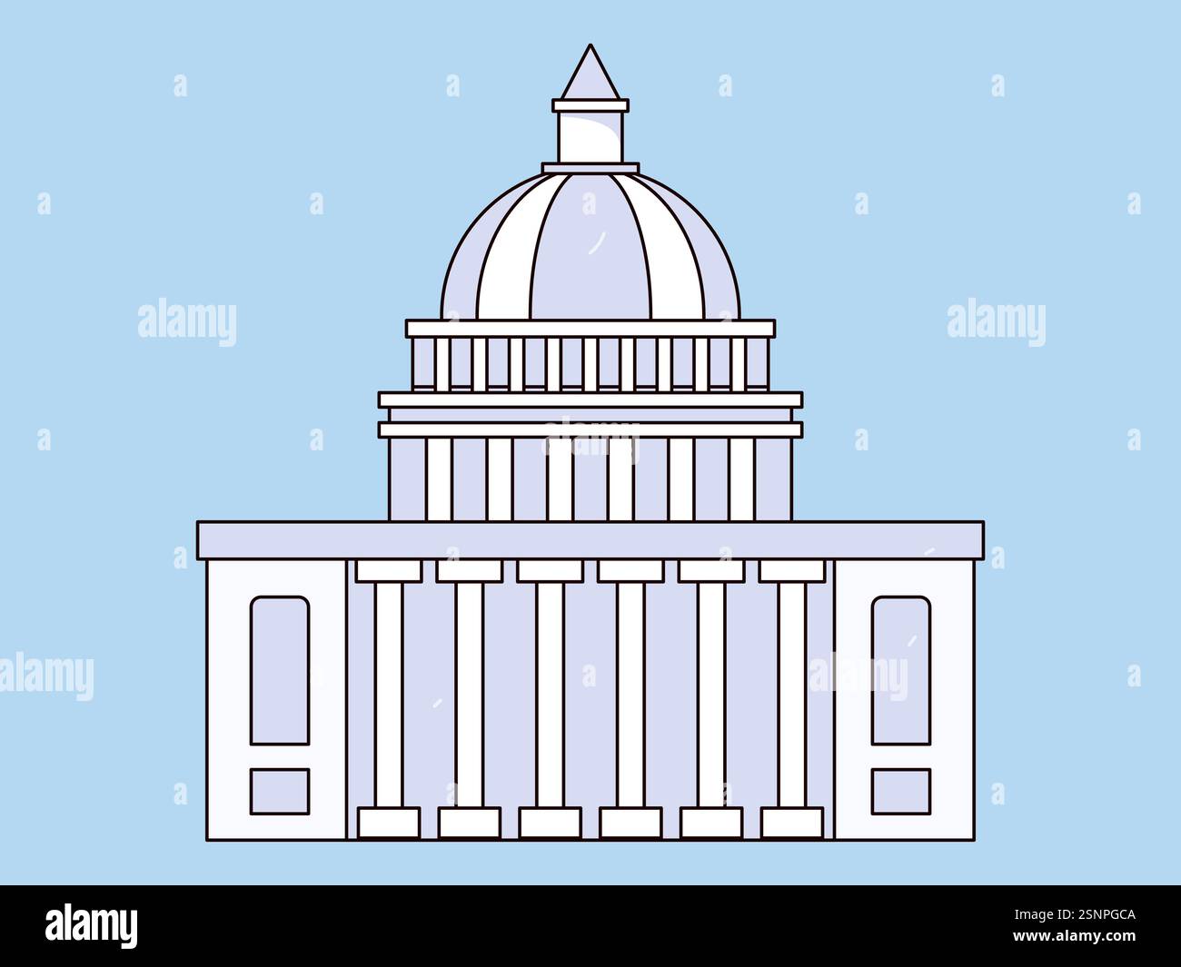 House building vector concept operation hand drawn illustration Stock ...