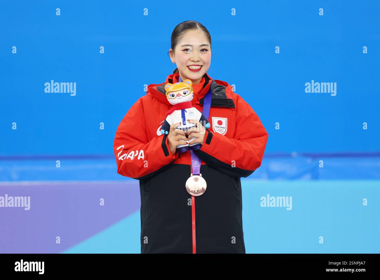 Harbin, China. 13th Feb, 2025. Hana Yoshida (JPN) Figure Skating ...