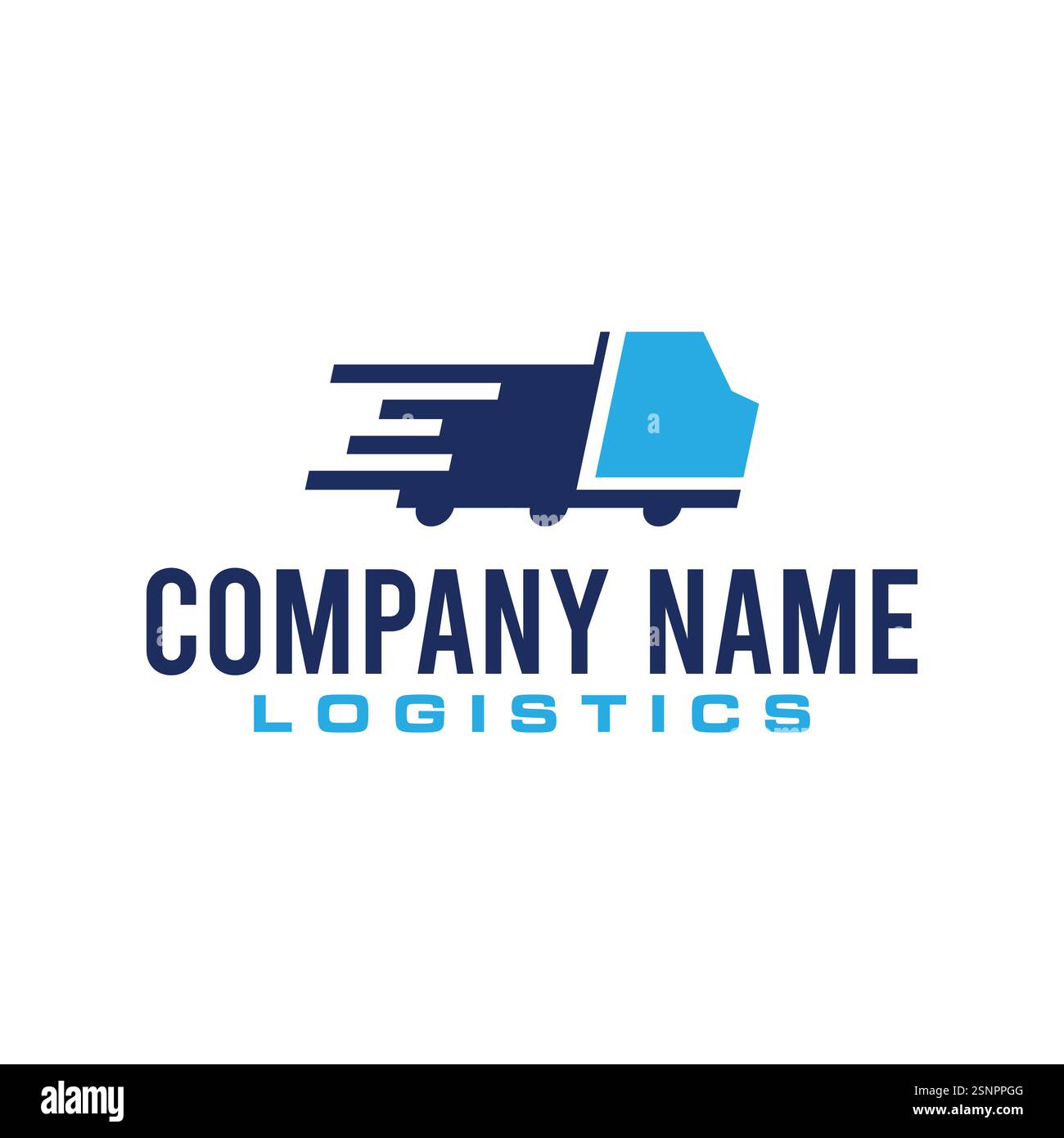 Business logo logistic truck design trailer transport, express cargo ...