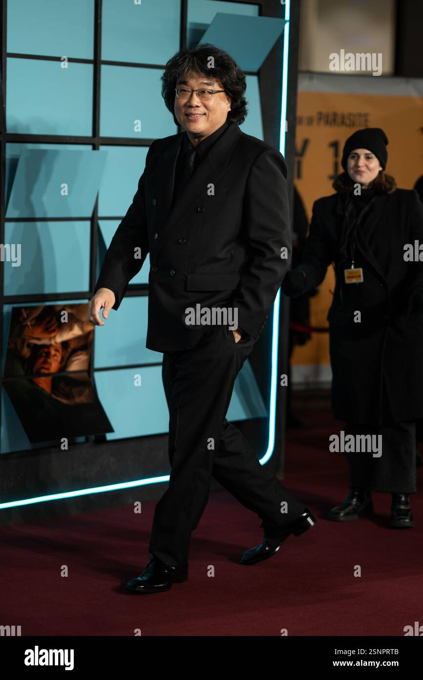LONDON, ENGLAND - FEBRUARY 13: Bong Joon Ho attends the World Premiere ...