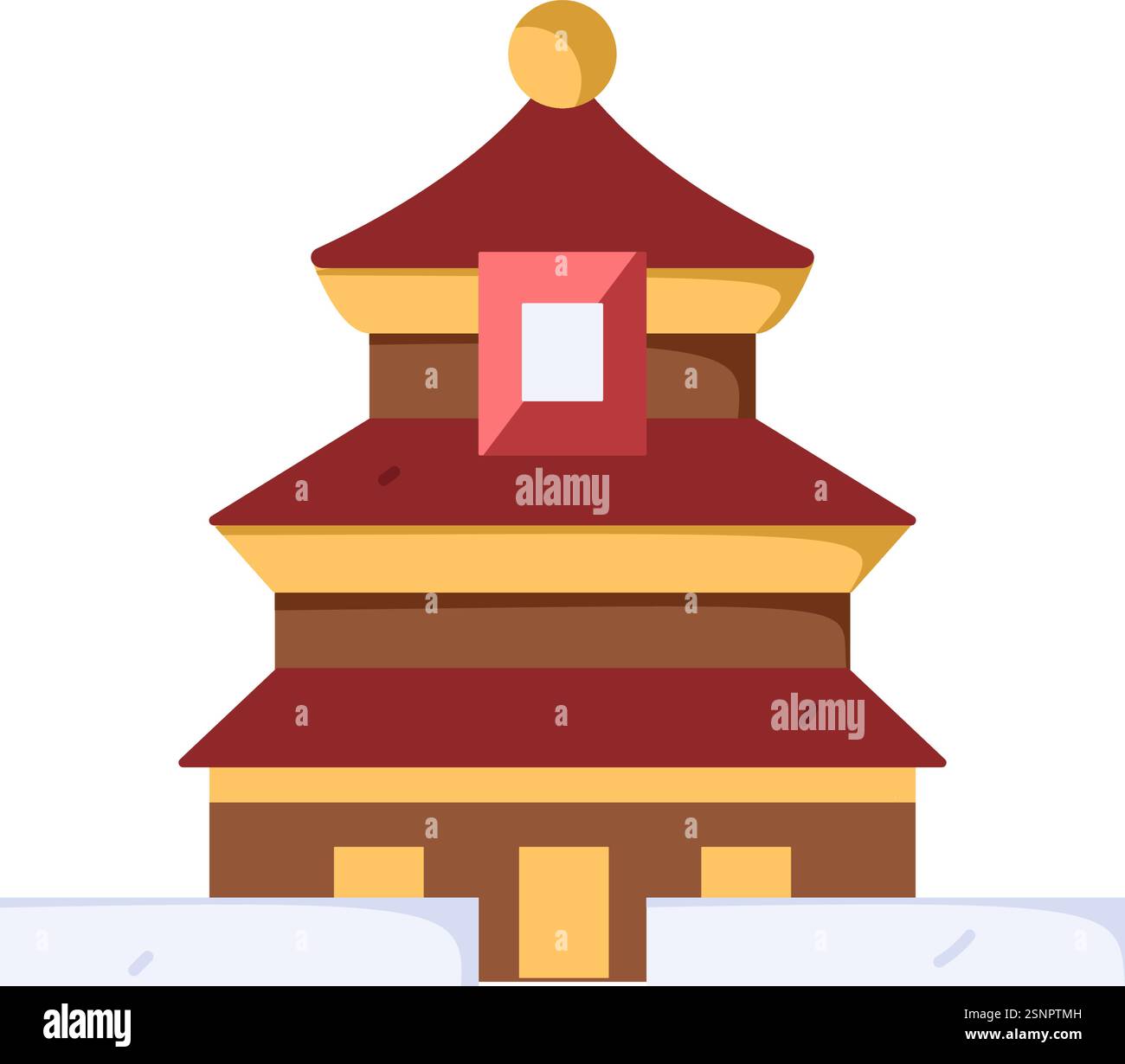 House building vector concept operation hand drawn illustration Stock ...