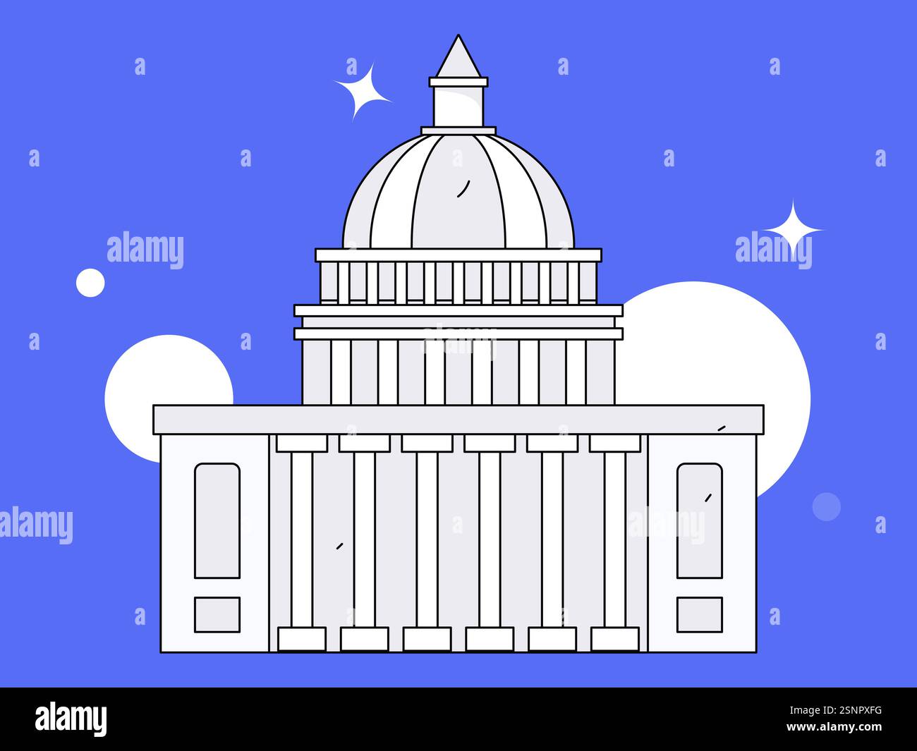 House building vector concept operation hand drawn illustration Stock ...