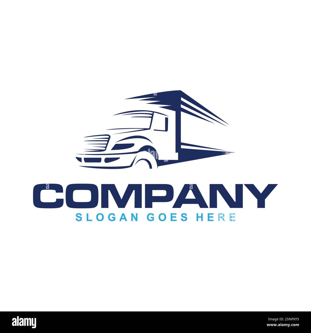 Business logo logistic truck design trailer transport, express cargo ...
