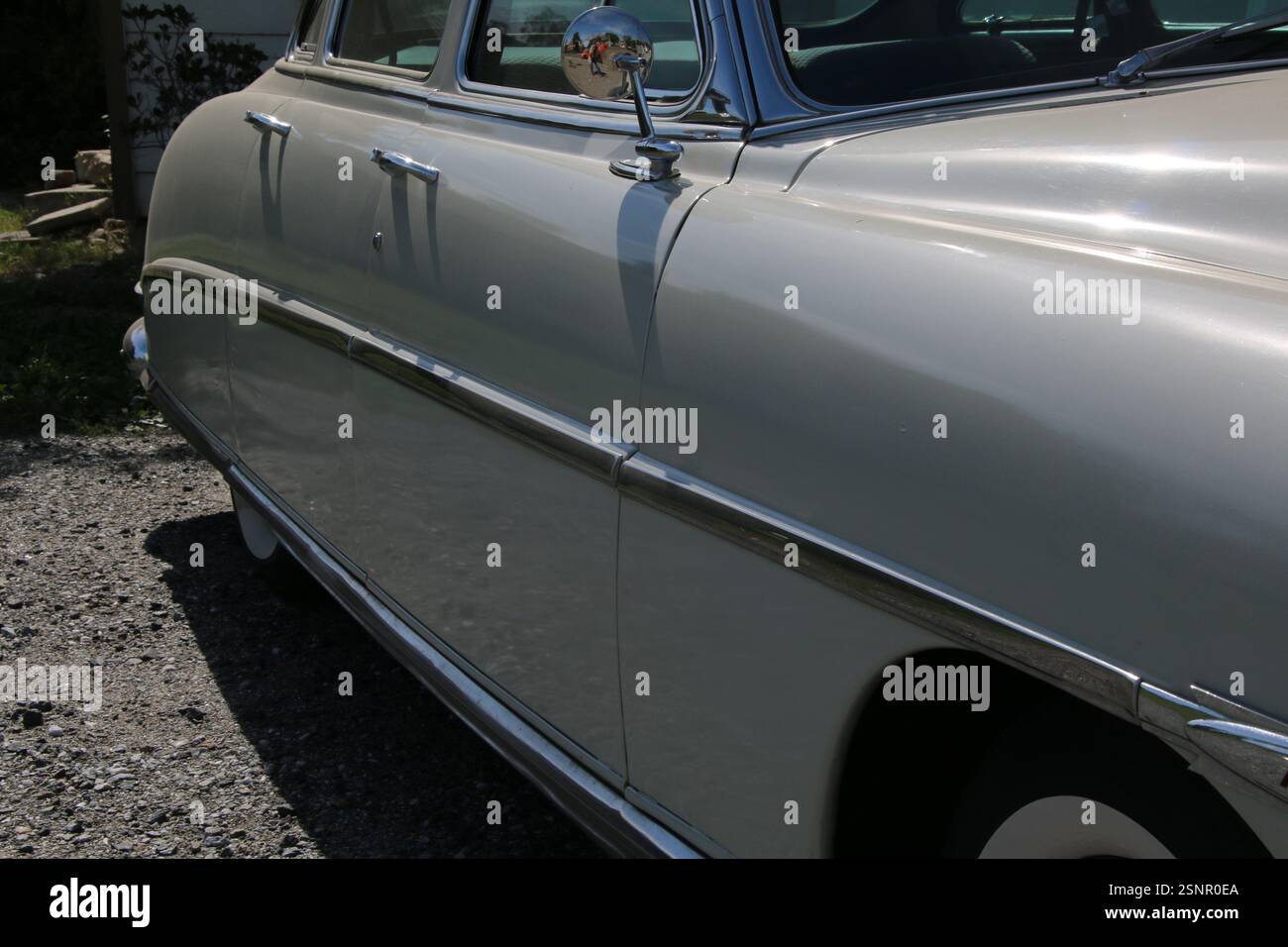 Smooth body lines on a classic Hudson Hornet Stock Photo - Alamy