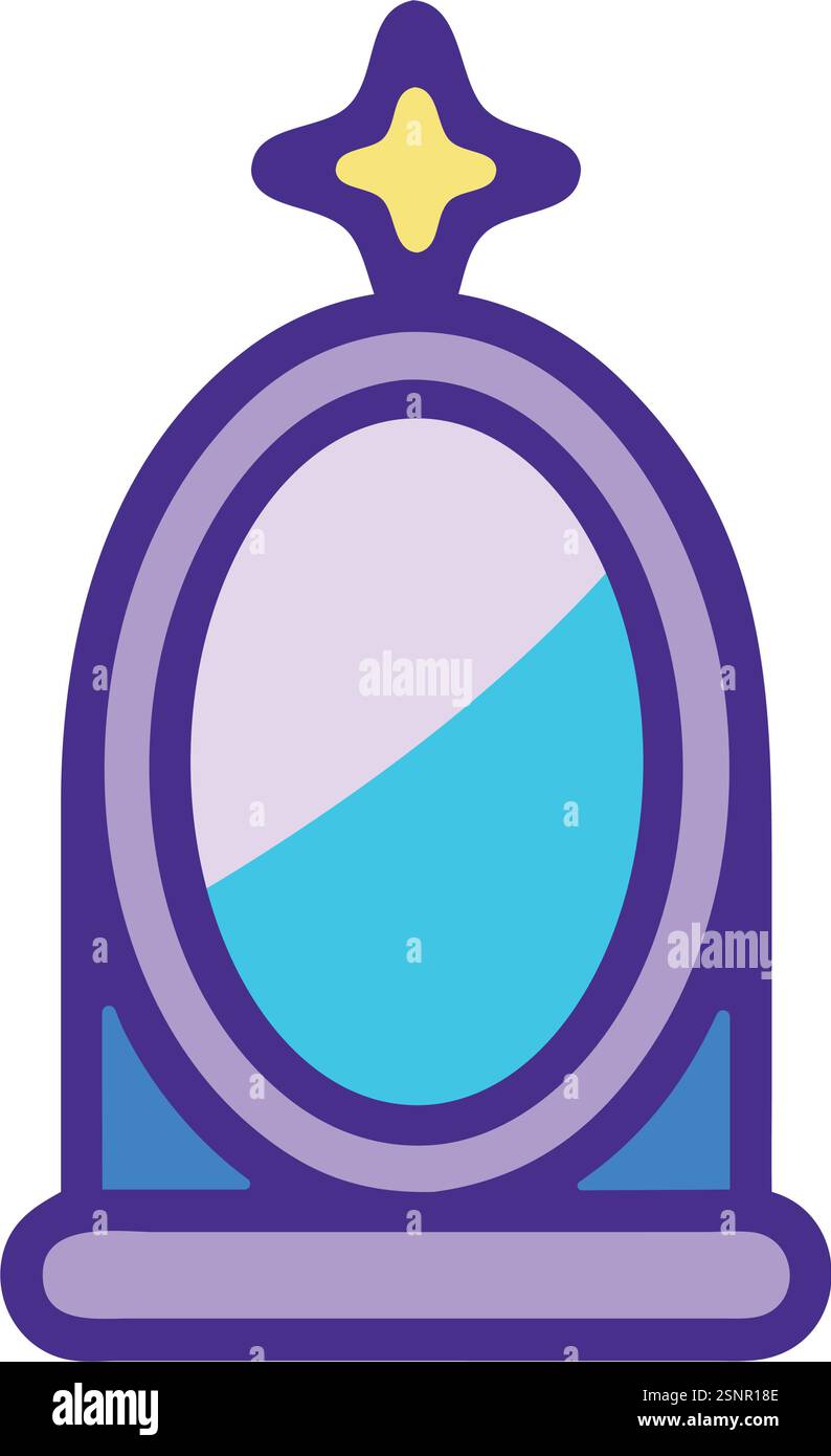 Magic mirror fairy tale Stock Vector Images - Alamy