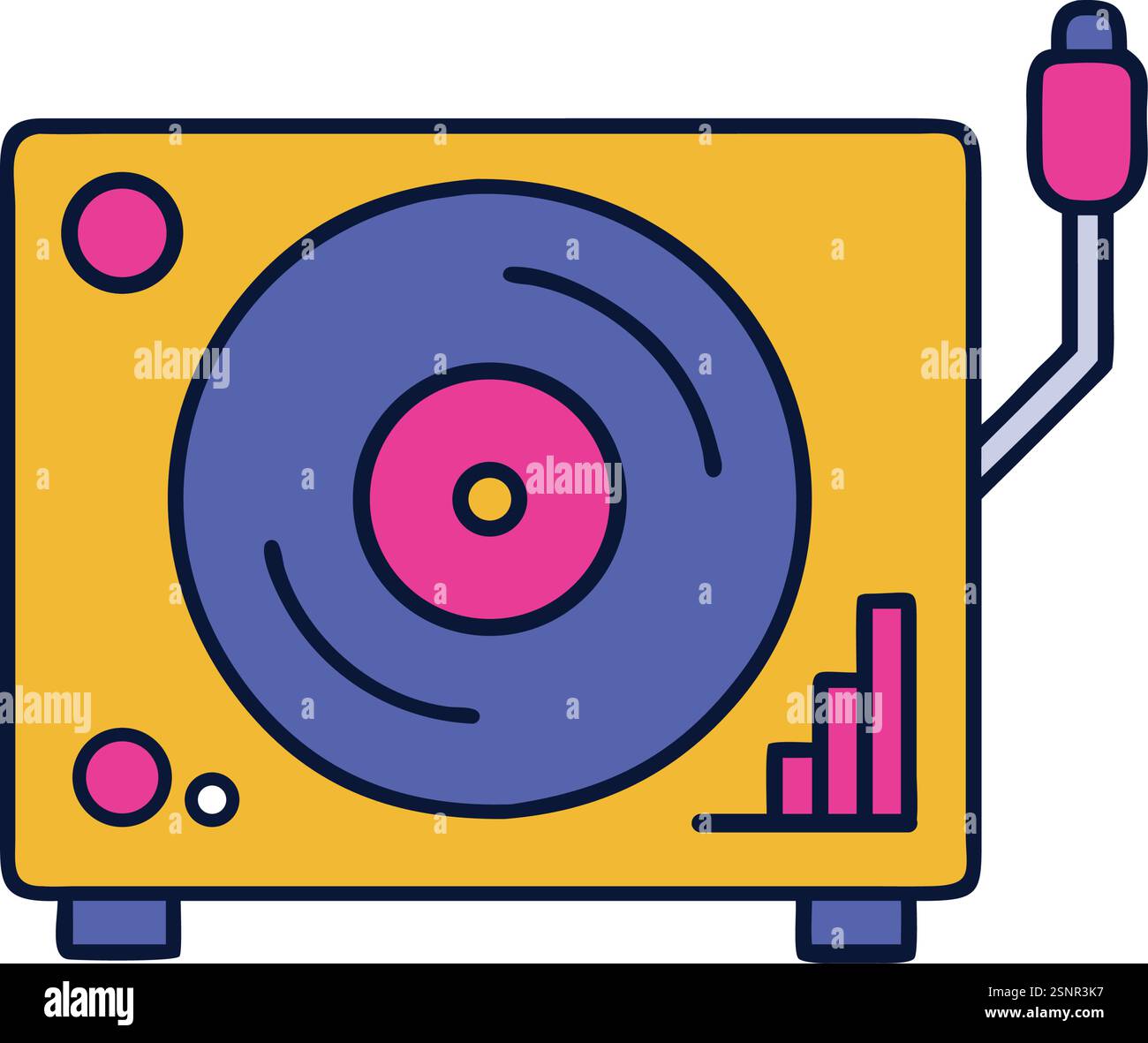Retro object turntable icon Stock Vector Image & Art - Alamy