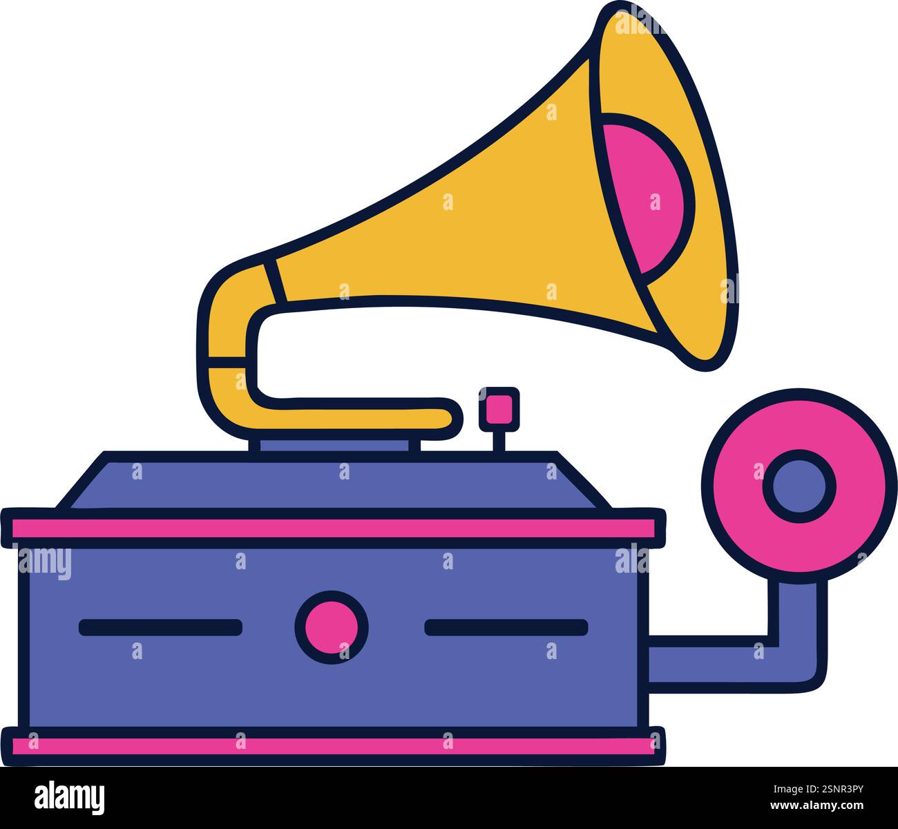 Retro object gramophone icon Stock Vector Image & Art - Alamy