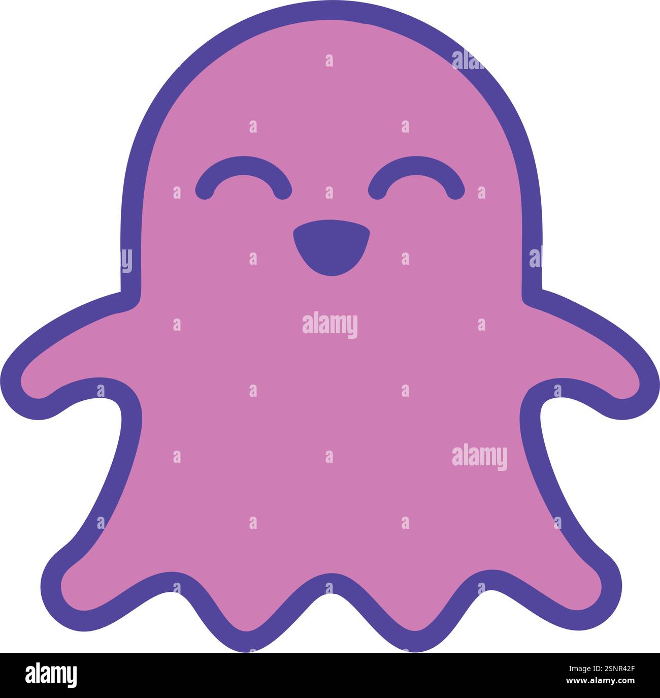 Friendly and whimsical ghost Cut Out Stock Images & Pictures - Alamy