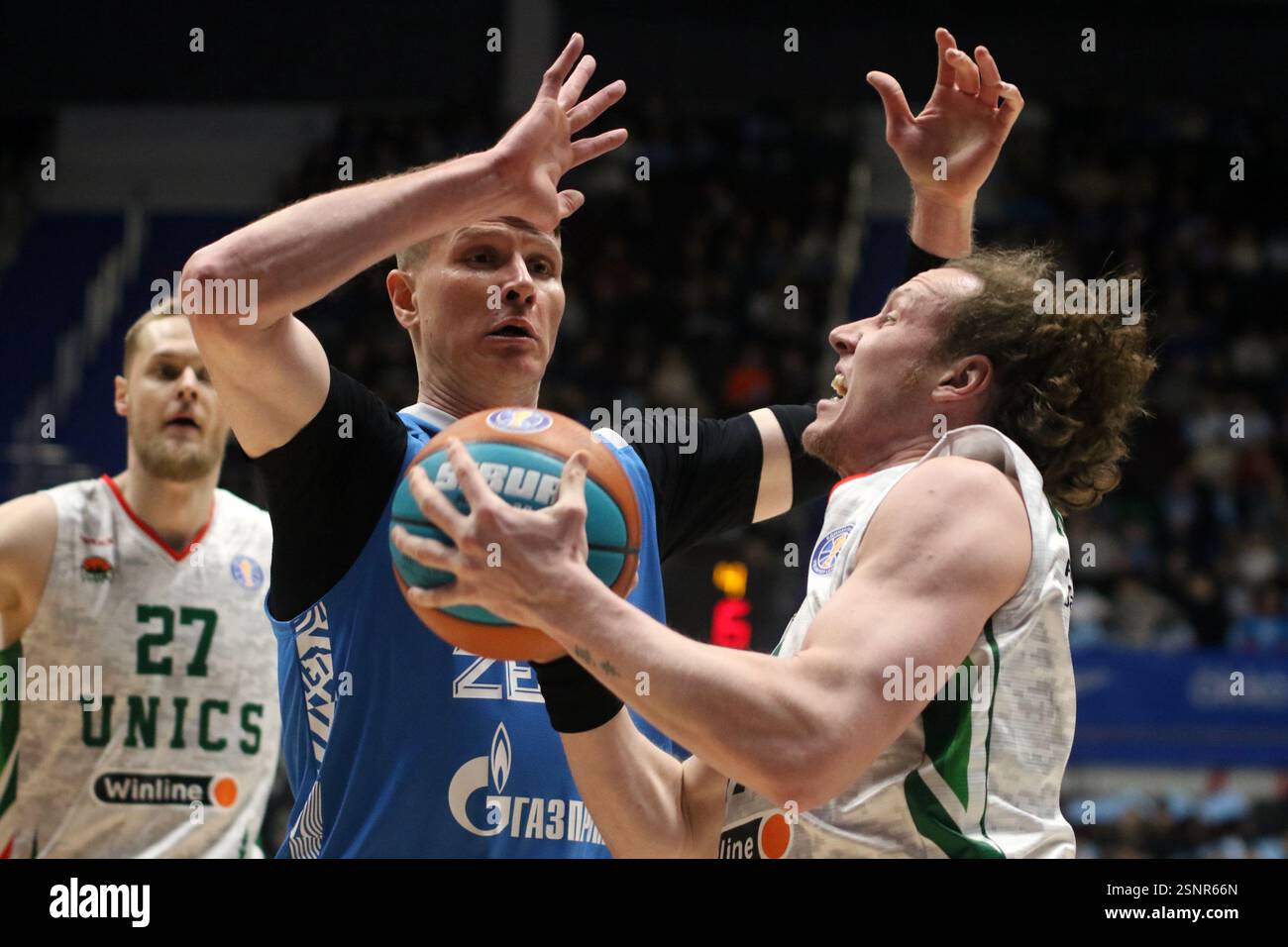 Saint Petersburg, Russia. 13th Feb, 2025. Andrey Vorontsevich (33) of ...