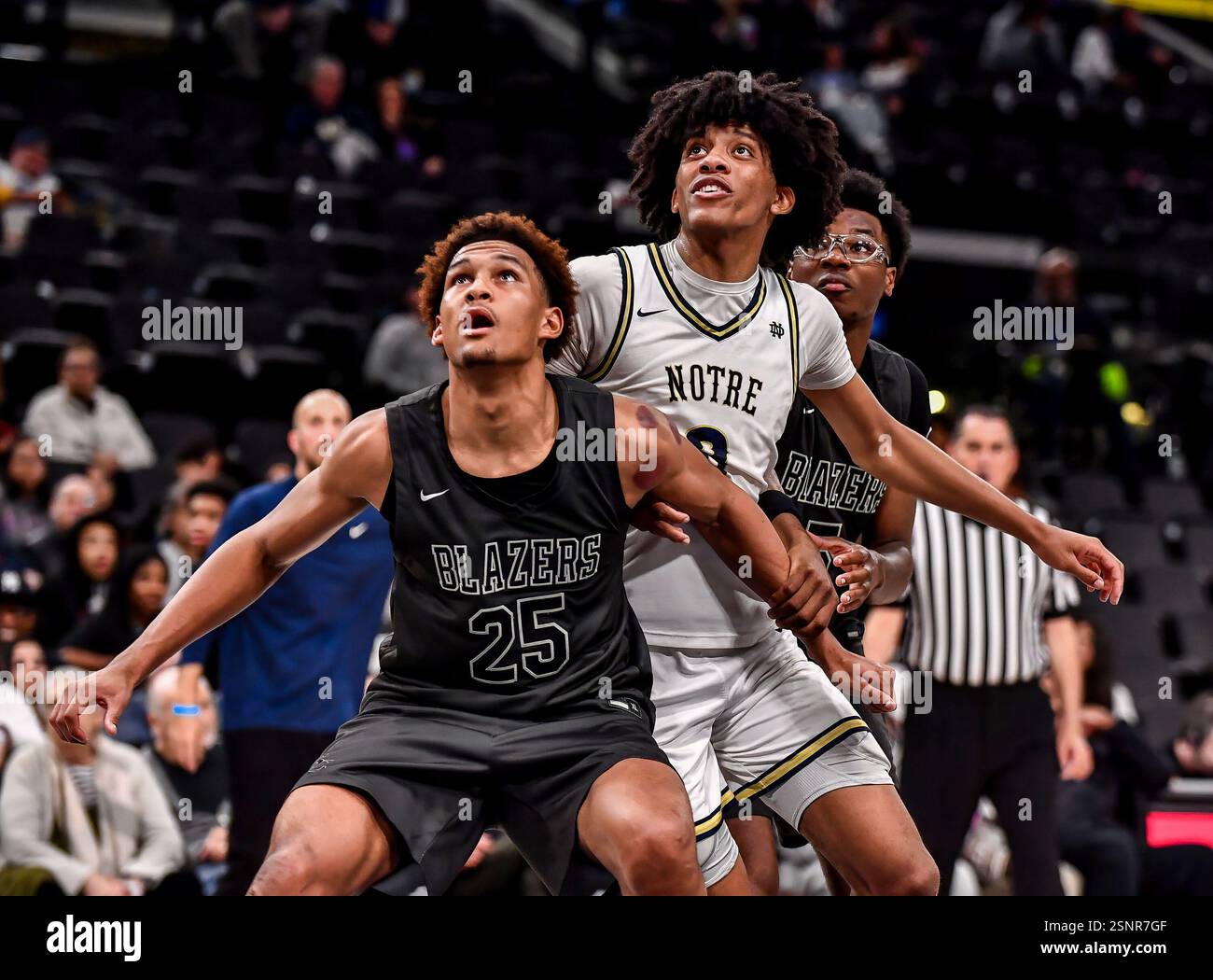 Inglewood, CA. 1st Feb, 2025. Maximo Adams (25) of Sierra Canyon High ...