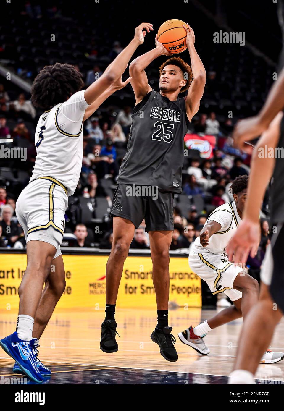 Inglewood, CA. 1st Feb, 2025. Maximo Adams (25) of Sierra Canyon High ...