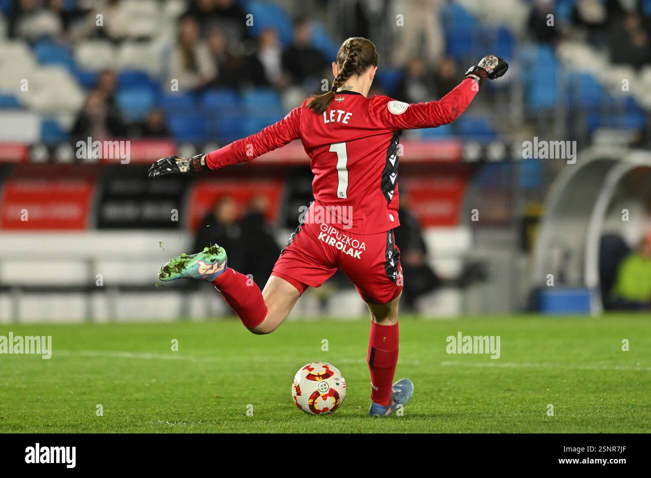 Valdebebas, Madrid, Spain. 13th Feb, 2025. 1 ELENE LETE PARA during the ...