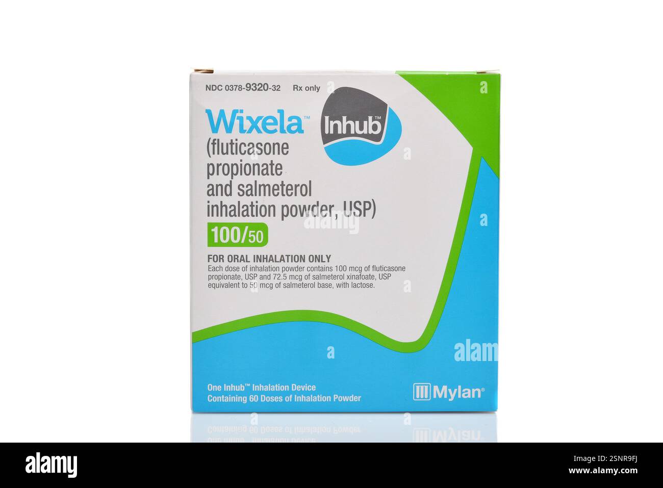IRVINE, CALIFORNIA - 13 FEB 2025: An InHub Inhalation Device from Mylan ...