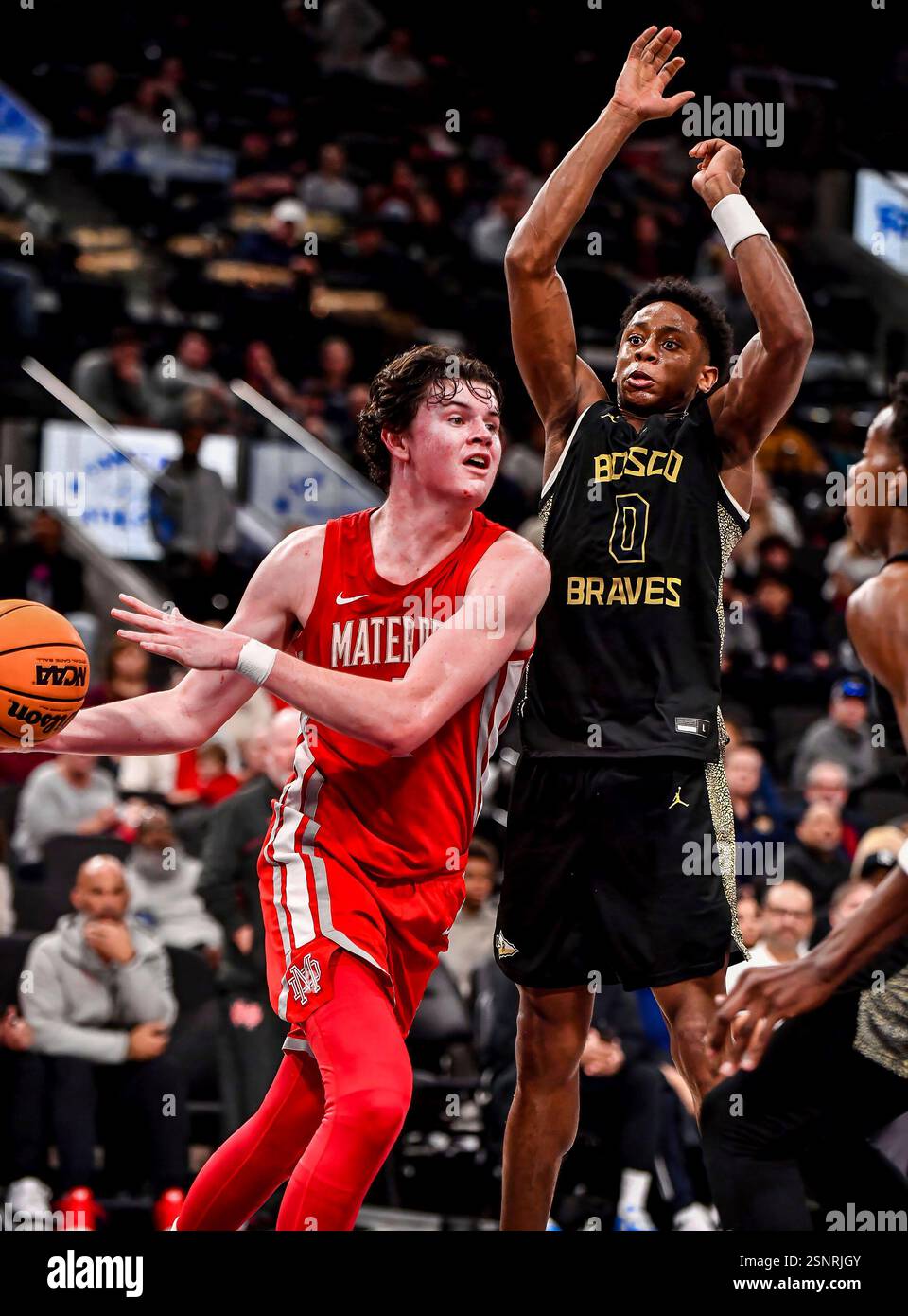 February 1, 2025 Inglewood, CA..Brandon McCoy (0) of St. John Bosco ...