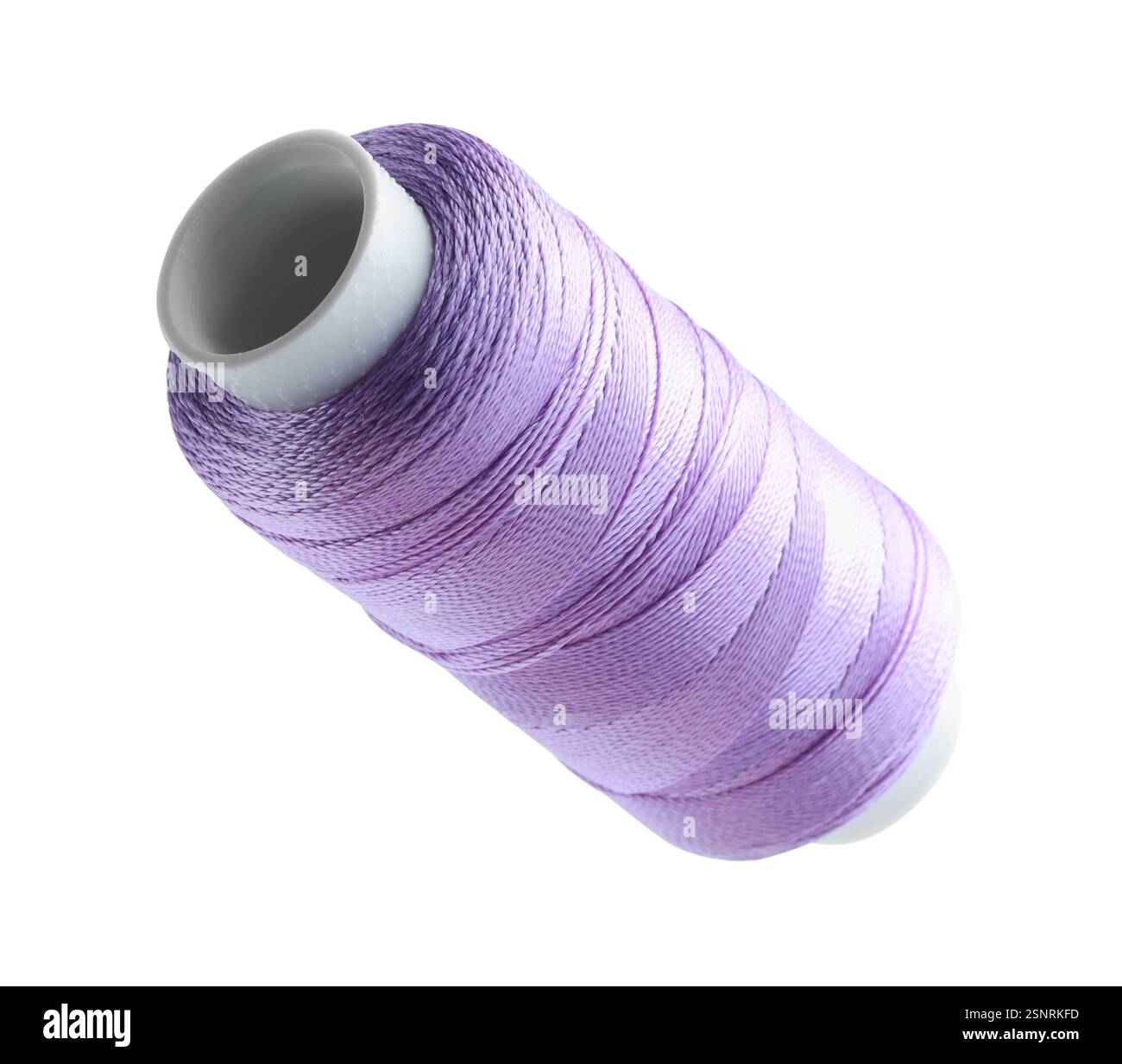 One spool of sewing thread isolated on white Stock Photo - Alamy