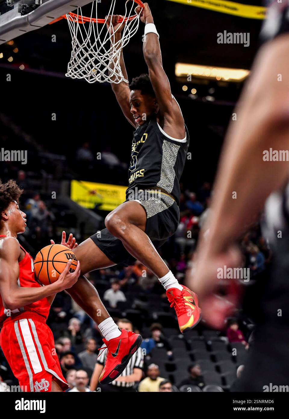 February 1, 2025 Inglewood, CA..Brandon McCoy (0) of St. John Bosco ...