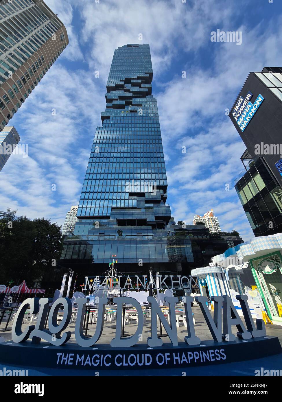 The ultra modern MahaNakhon Skyscraper in Bangkok, Thailand Stock Photo ...
