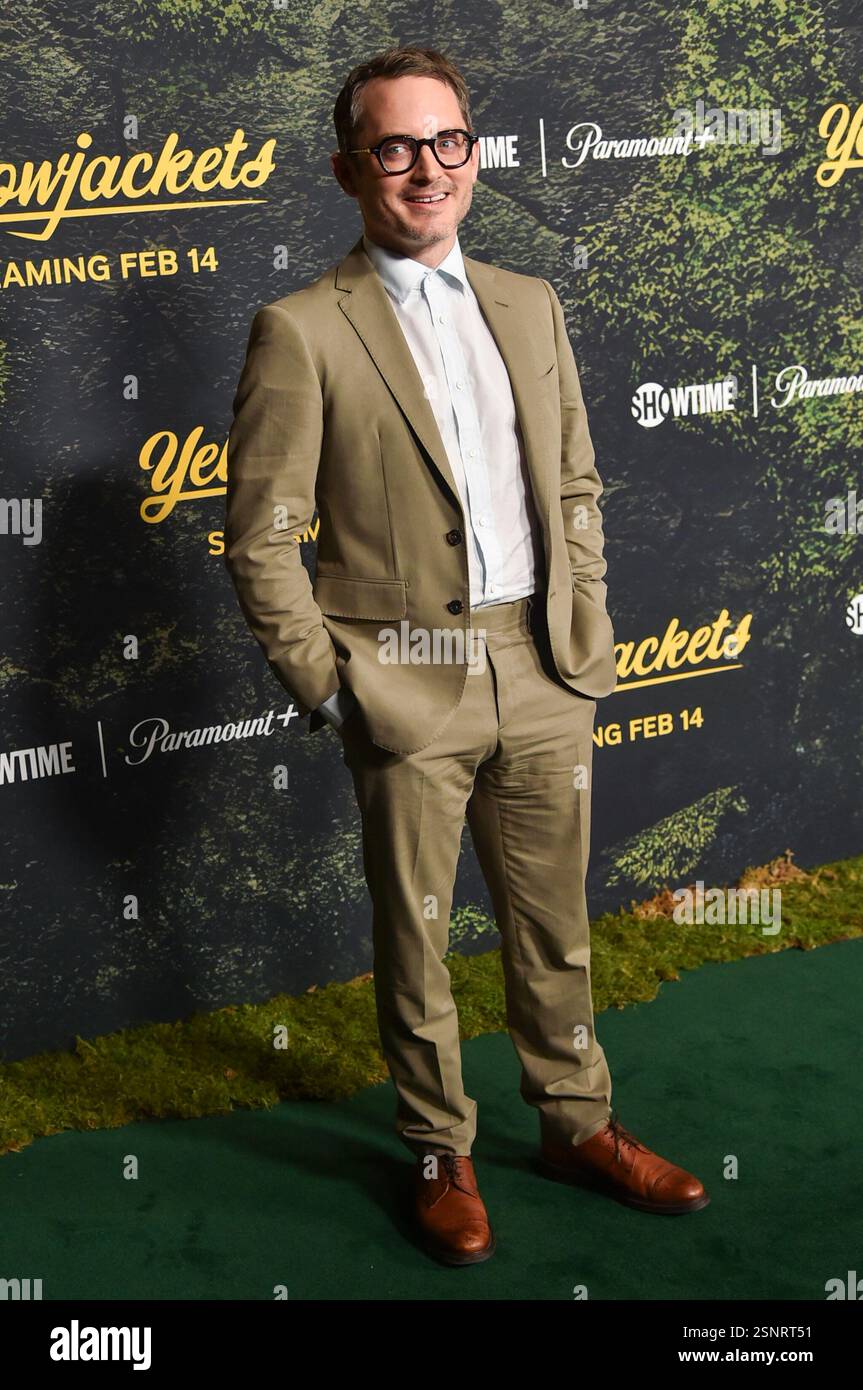 Elijah Wood arrives at the premiere of the third season of ...