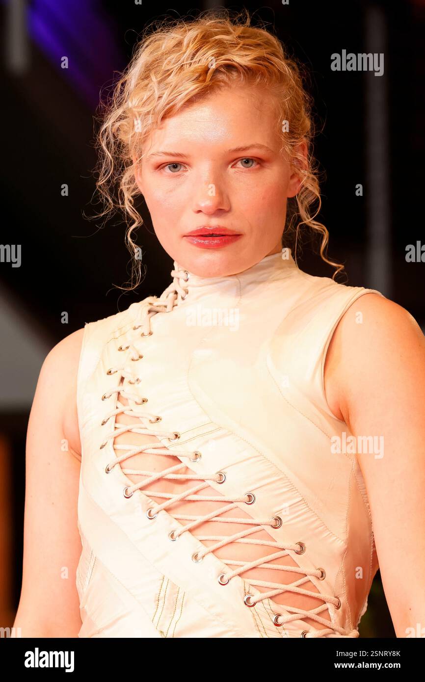 Luisa-Celine Gaffron attends the premiere of 'The Light' during the Opening Night of the 75th ...