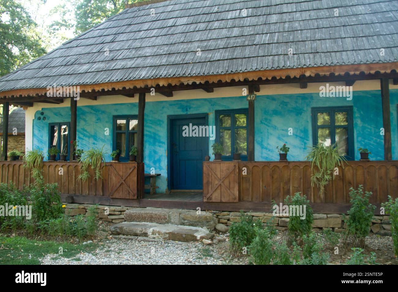 The Village Museum, Bucharest, Romania. A 20th century house from ...