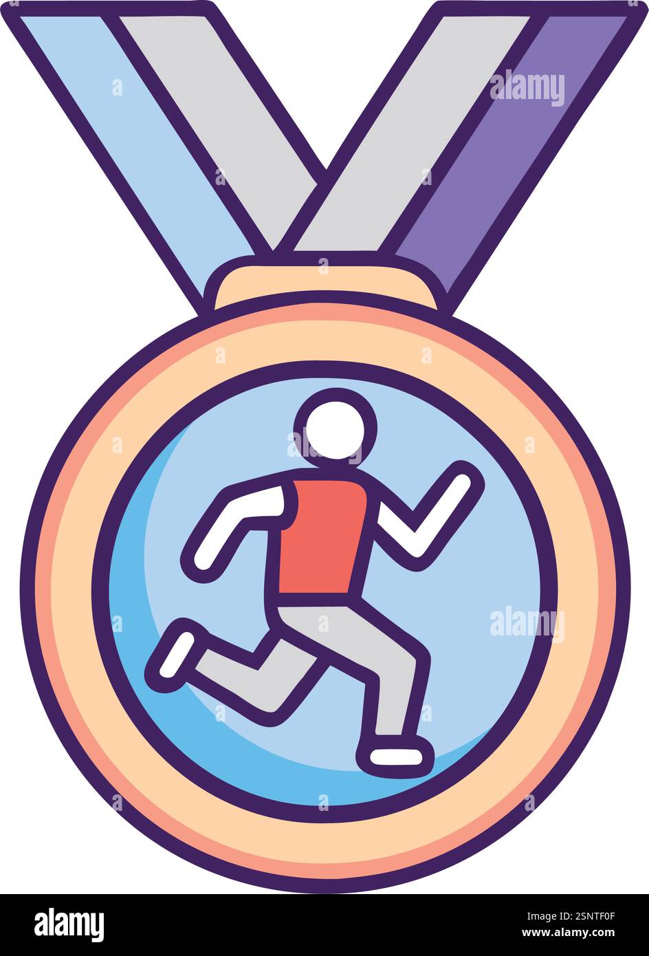 Running gold medal icon Stock Vector Image & Art - Alamy