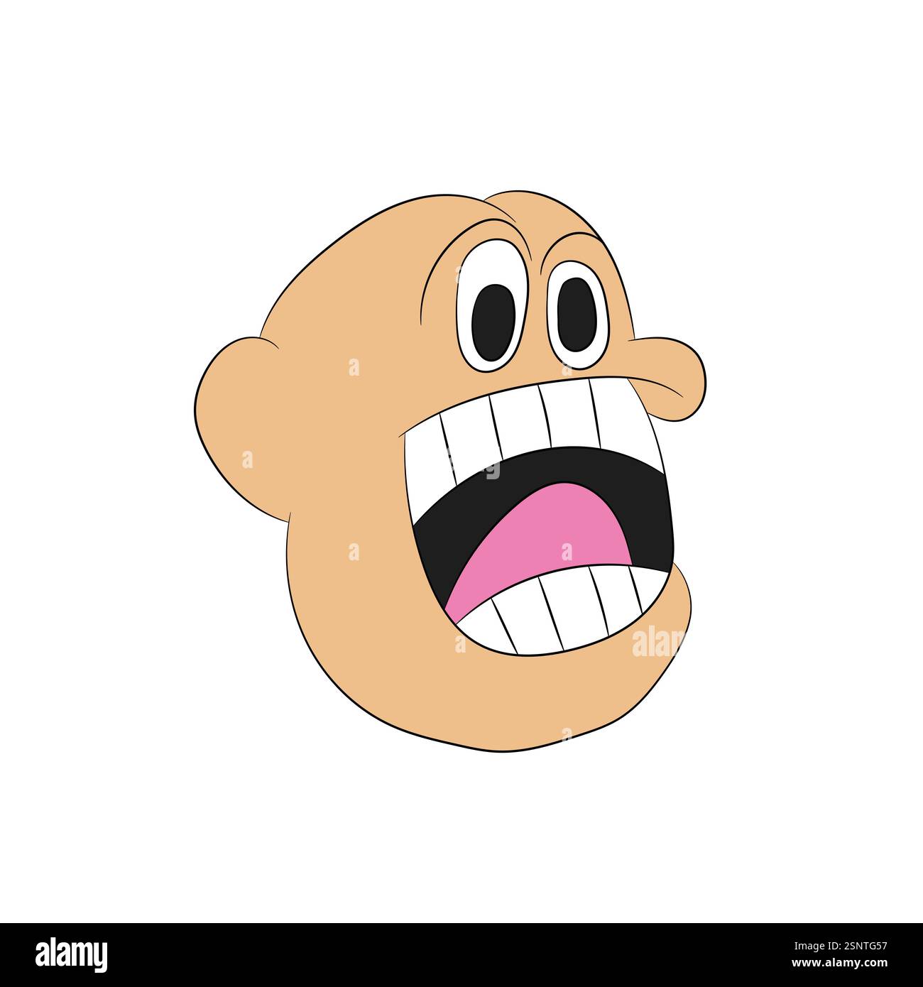 cartoon face and anime style character Stock Vector Image & Art - Alamy