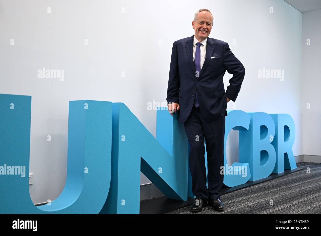 Canberra, Australia. 14th Feb, 2025. The new Vice-Chancellor of the ...
