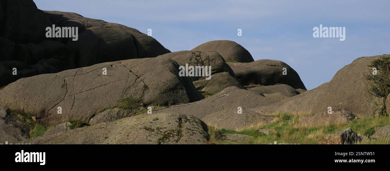 Bum shaped anorthosite rock formations in the Magma UNESCO Global Geo ...