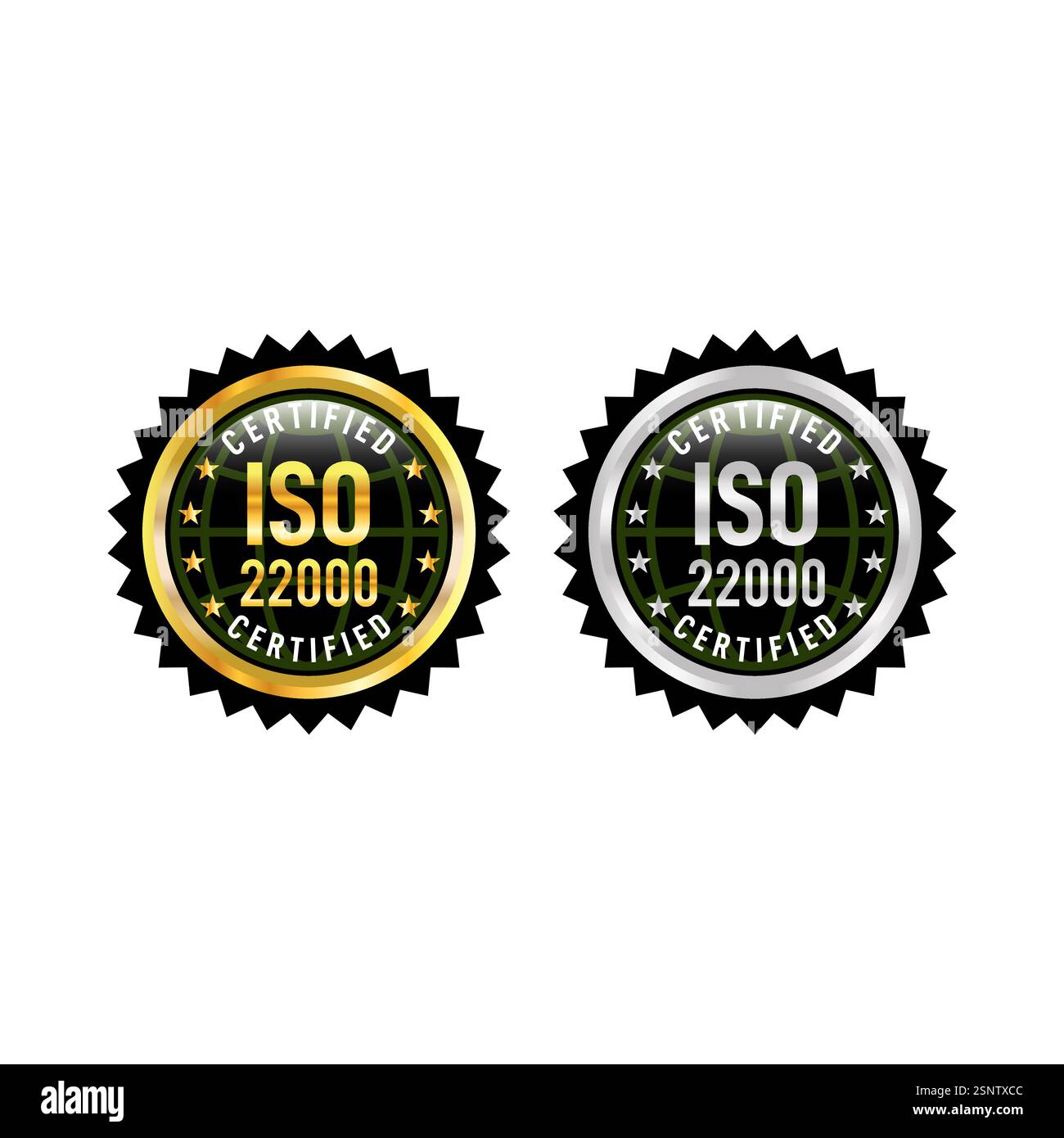 ISO Certified Badge Or Information Security Management System Rubber ...