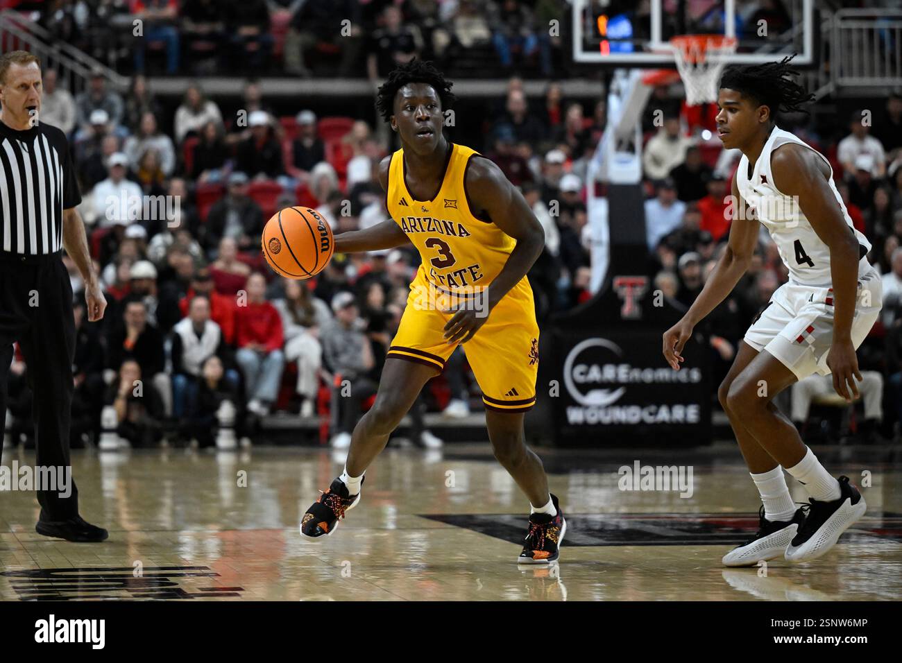 Arizona State guard Joson Sanon (3) controls the ball against Texas ...