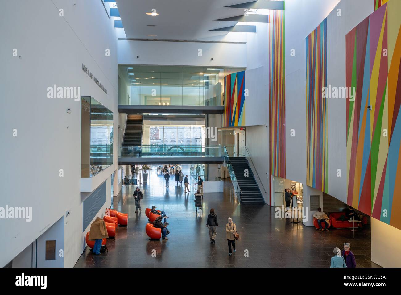 Richmond Virginia - January 18 2025: Interior Lobby of the With People ...