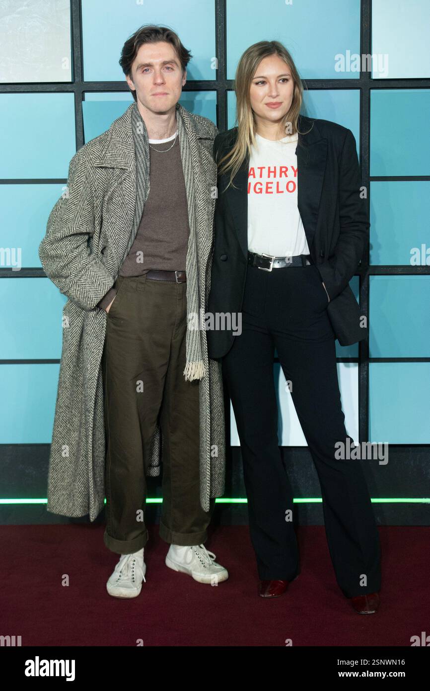 London, UK. 13 Feb, 2025. Pictured: Jack Farthing and girlfriend Hanako ...