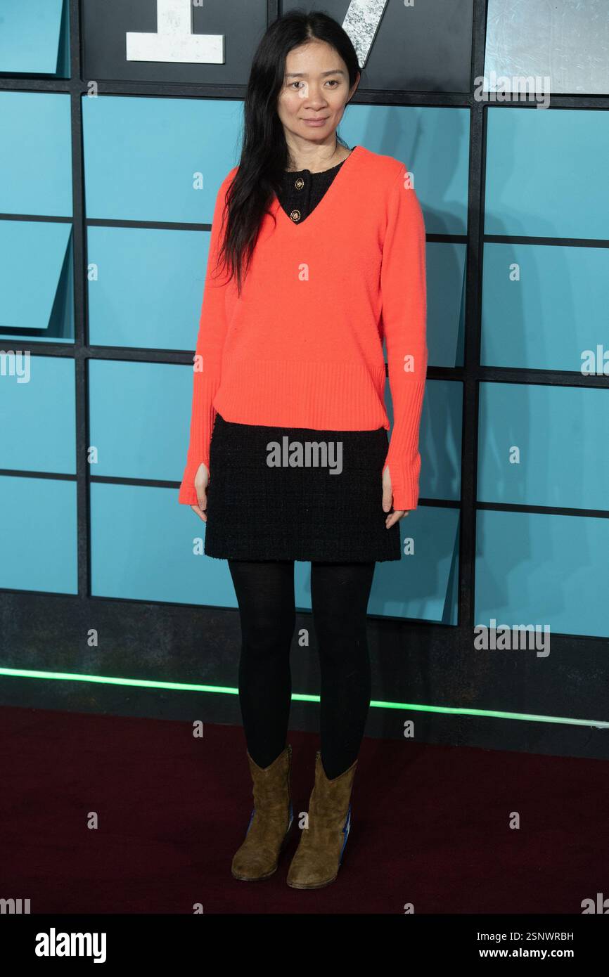 London, UK. 13 Feb, 2025. Pictured: Chloe Zhao attends The World ...